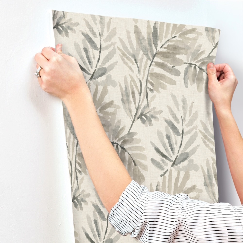 4177-27741 - Serenade Grey Ferns Wallpaper-Drew and Jonathan