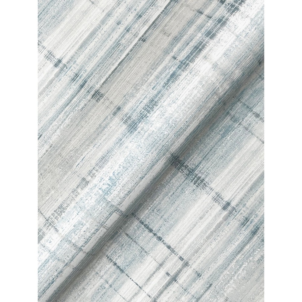LL3245 - Vanishing Point Blue Striated Wallpaper-Layered Luxe