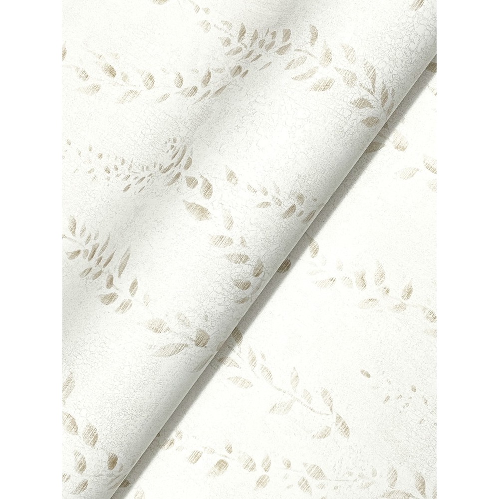 LL3254 - Alpenrose Beige Vine Wallpaper-Layered Luxe