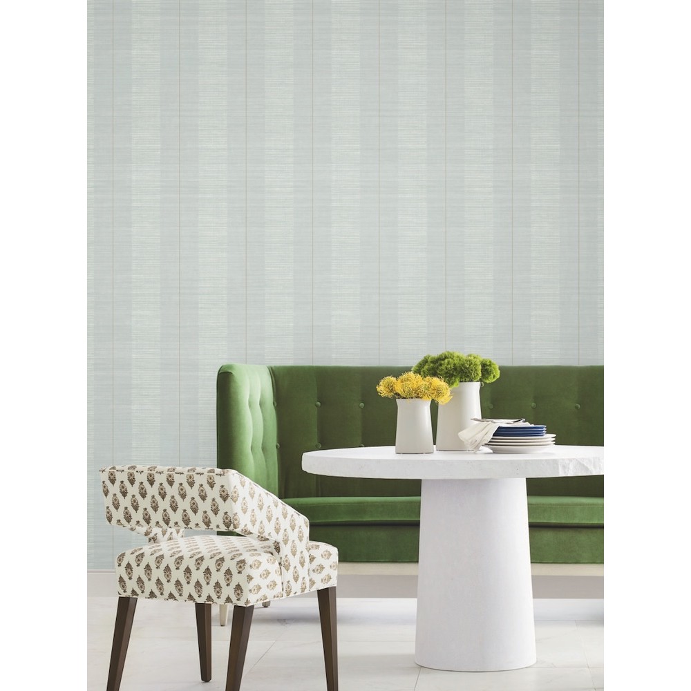 LL3210 - Colbert Stripe Light Blue Textured Wallpaper-Layered Luxe