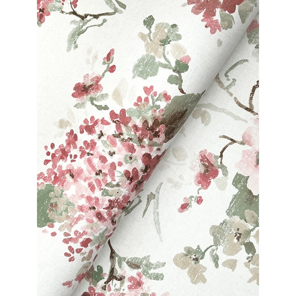 LL3231 - Veiled Garden Pink Floral Wallpaper-Layered Luxe
