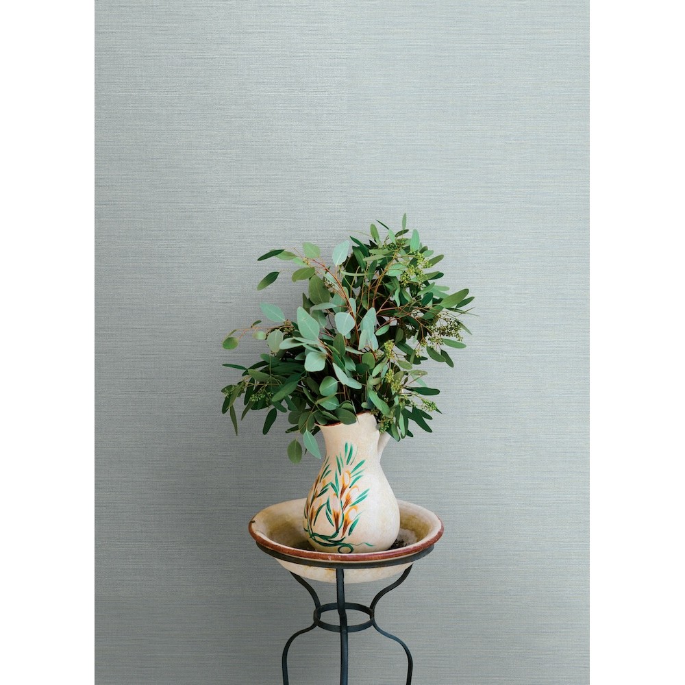 4169-24278 - Agave Light Blue Faux Grasscloth Wallpaper by Chesapeake