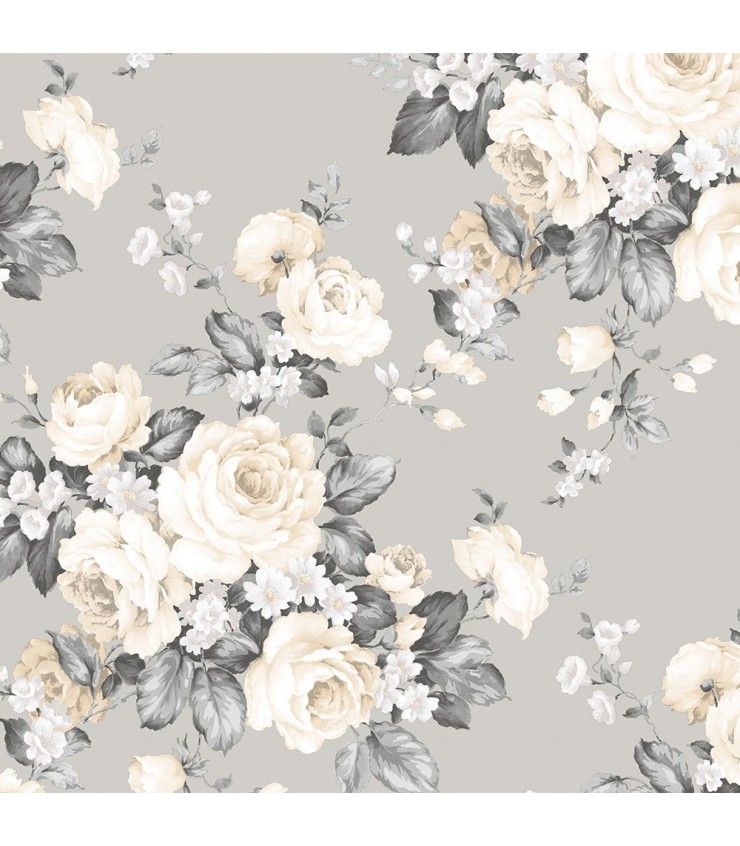 MH36505 - Manor House Wallpaper by Norwall-Roses