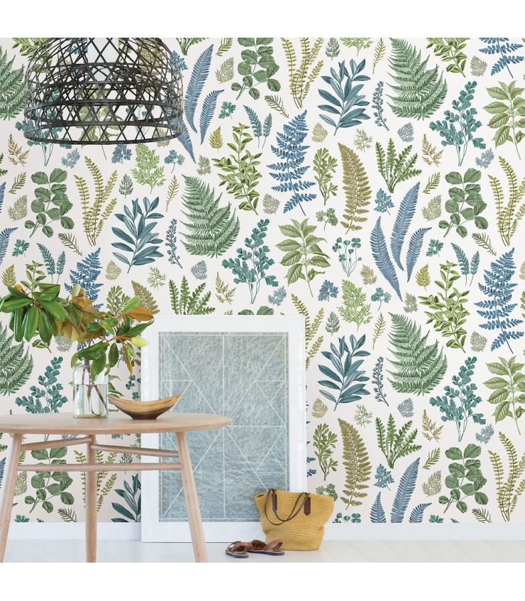 2821-SM25156 - Folklore Wallpaper by A Street Prints - Britta Herbs ...