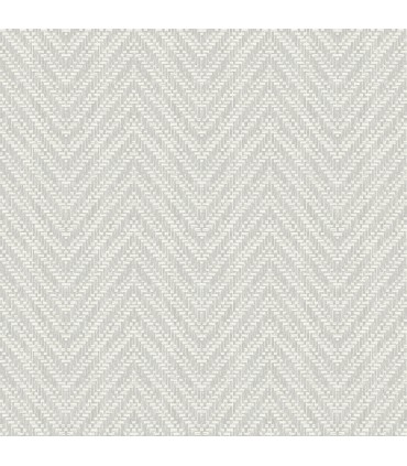 4074-26652 - Glynn Light Grey Chevron Wallpaper by A Street