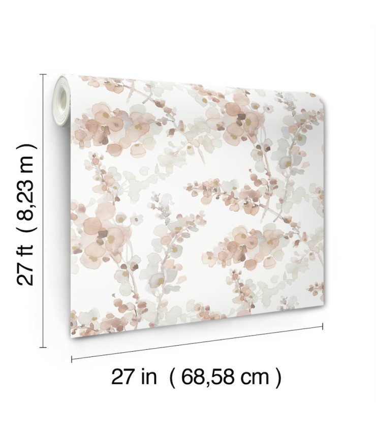EV3975 - Blossom Fling Wallpaper-Candice Olson