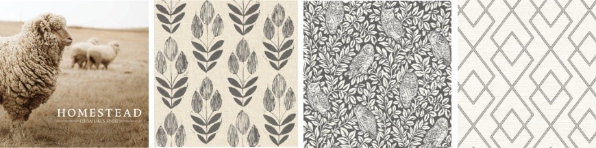 Homestead Wallpaper Collection by Chesapeake